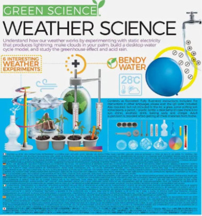 Weather Science Mini Observatory STEM Science Project Kit - Etsy