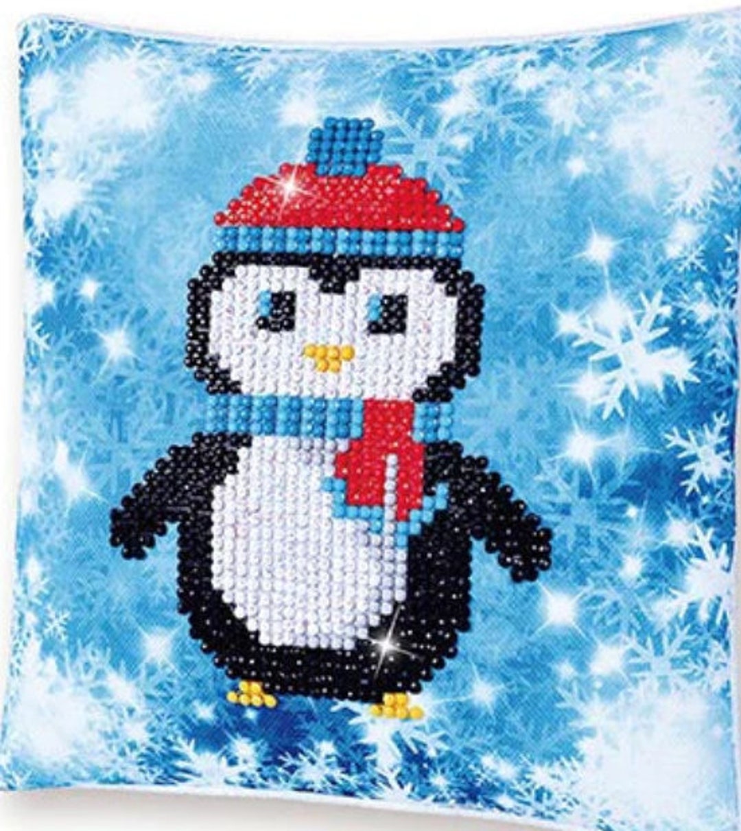 Diamond Dotz DIY Pillow Kits - Christmas Snowman Llama Santa Unicorn ...