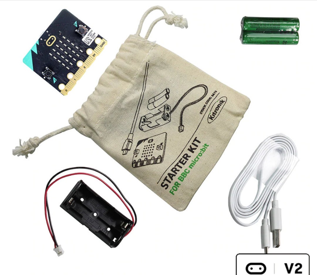 BBC Micro:bit V2 - Kitronik Starter Kit - Etsy