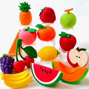 Mini Erasers - Iwako - Fruit - Food Erasers - Super Cute! - Etsy
