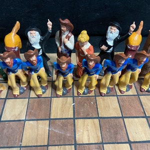 Cowboy VS Indian Chess Set Doc Holliday - Etsy