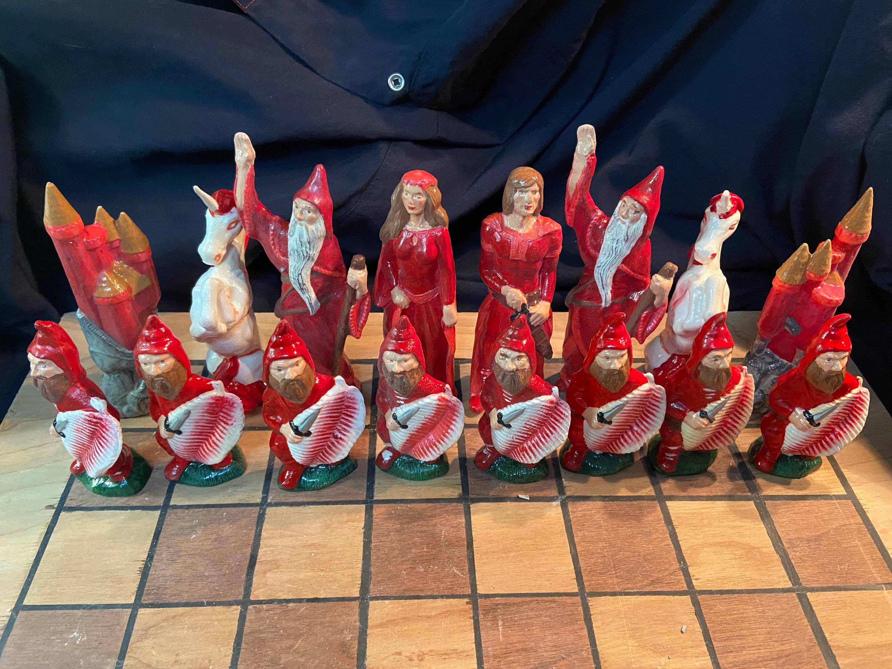 Chess Set Doc Holliday Good VS Evil | Etsy