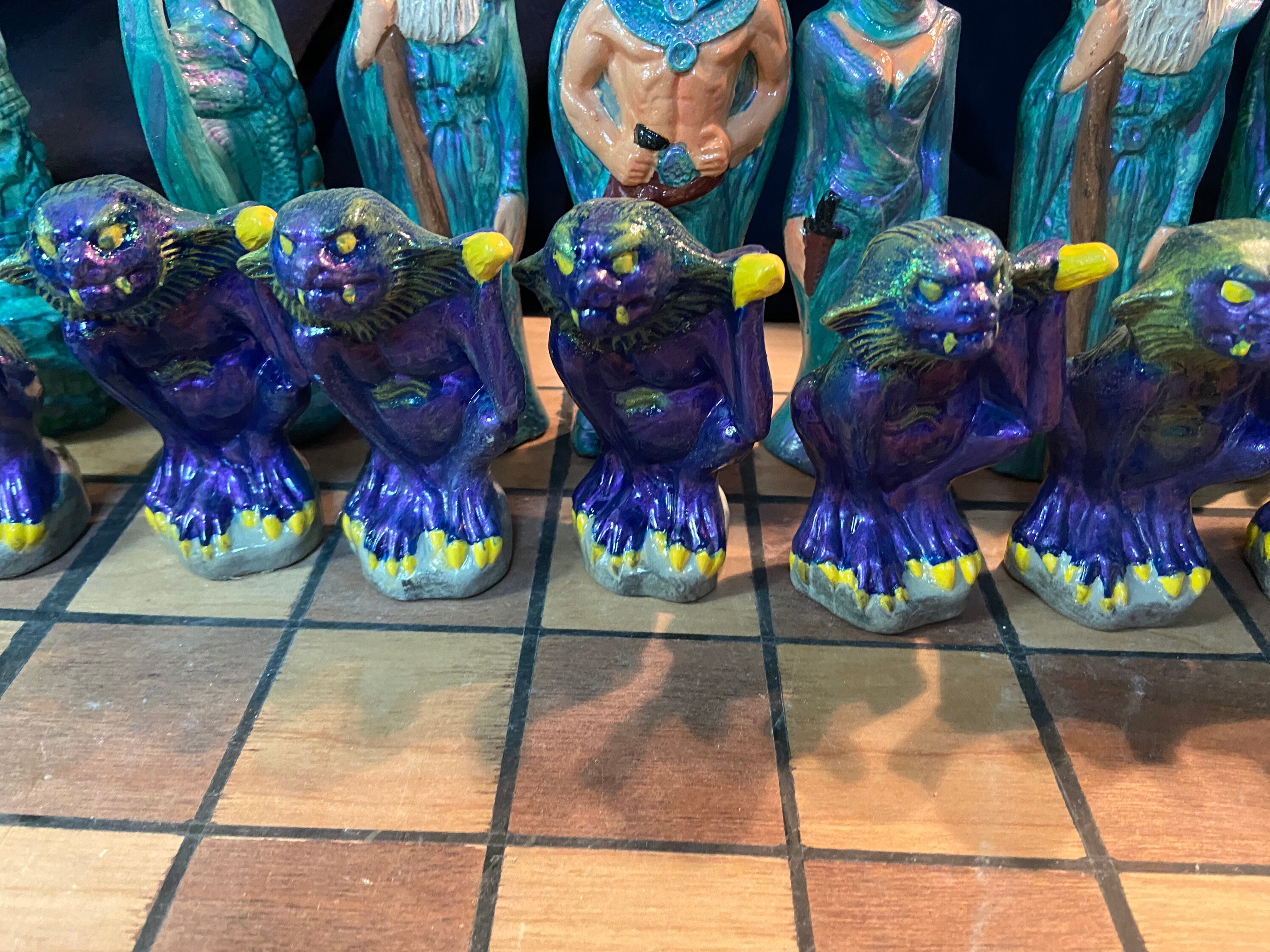 Chess Set Doc Holliday Good VS Evil | Etsy