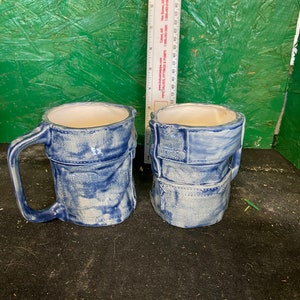 Ceramic Blue Jean Glazed Kitchen Wares - Etsy
