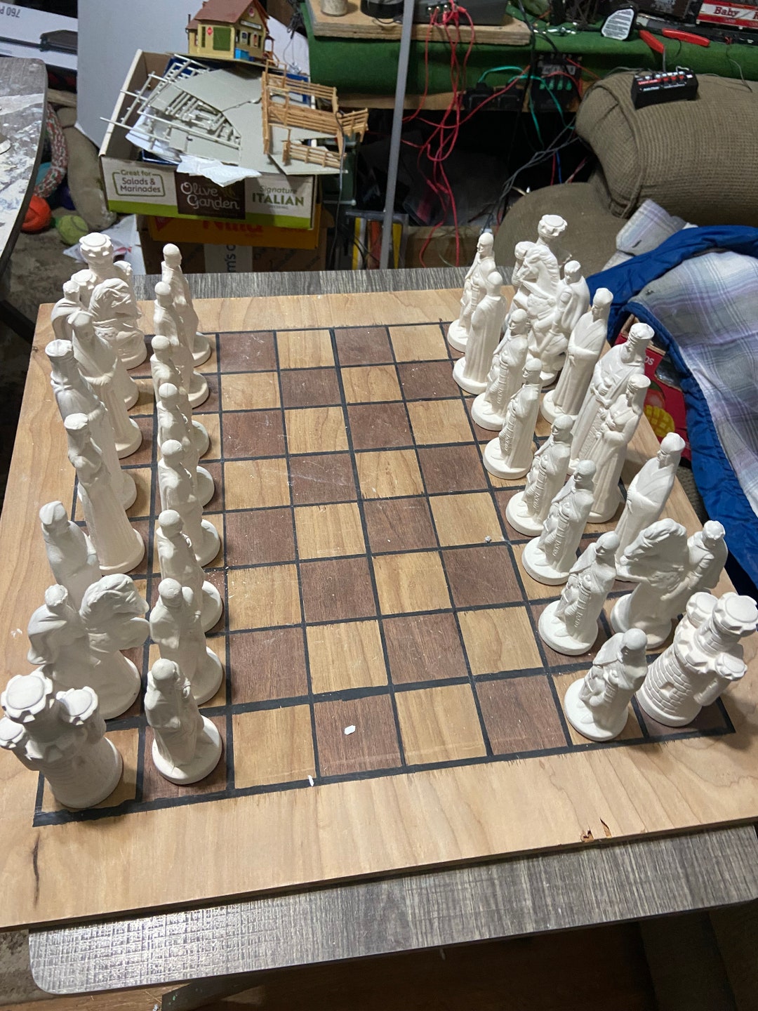 ALBERTA'S MEDIEVAL CHESS Set - Etsy