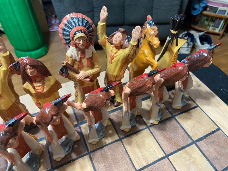 Cowboy VS Indian Chess Set Doc Holliday - Etsy
