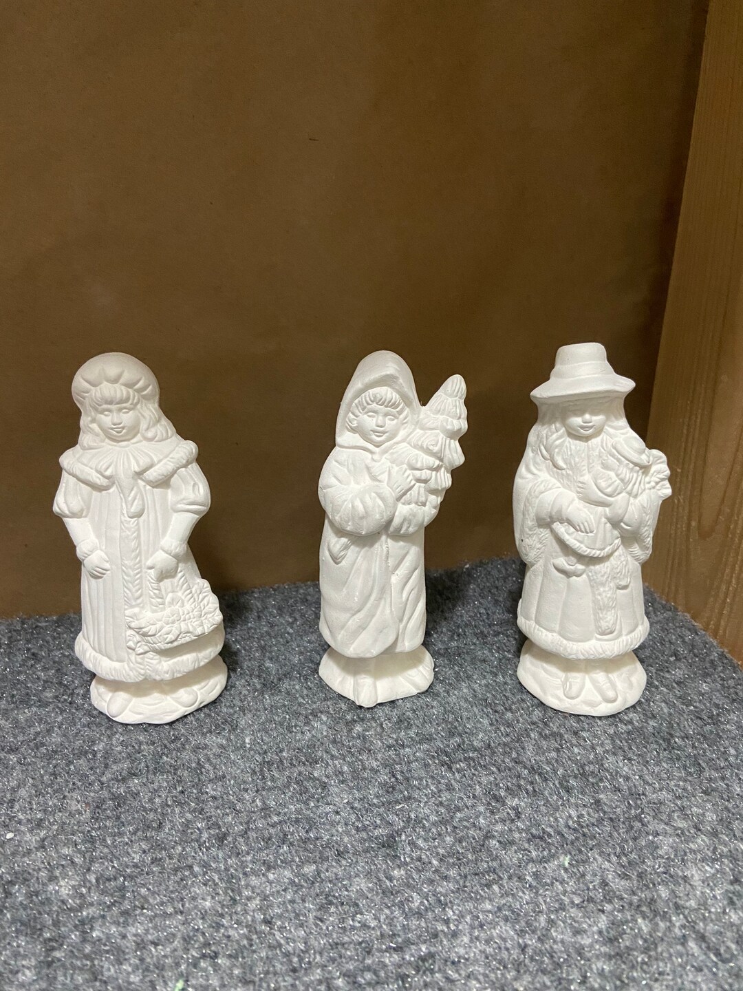 Unpainted Ceramic Young Ladies 2 - Etsy