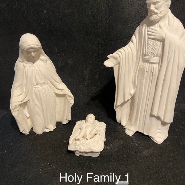 Ceramic Holy Family - Etsy