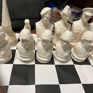 Army Chess Set Ceramic - Etsy