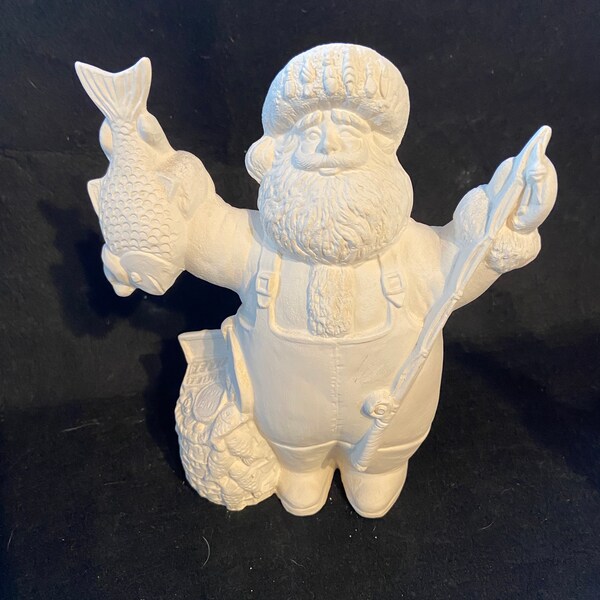 Ceramic Santa - Etsy