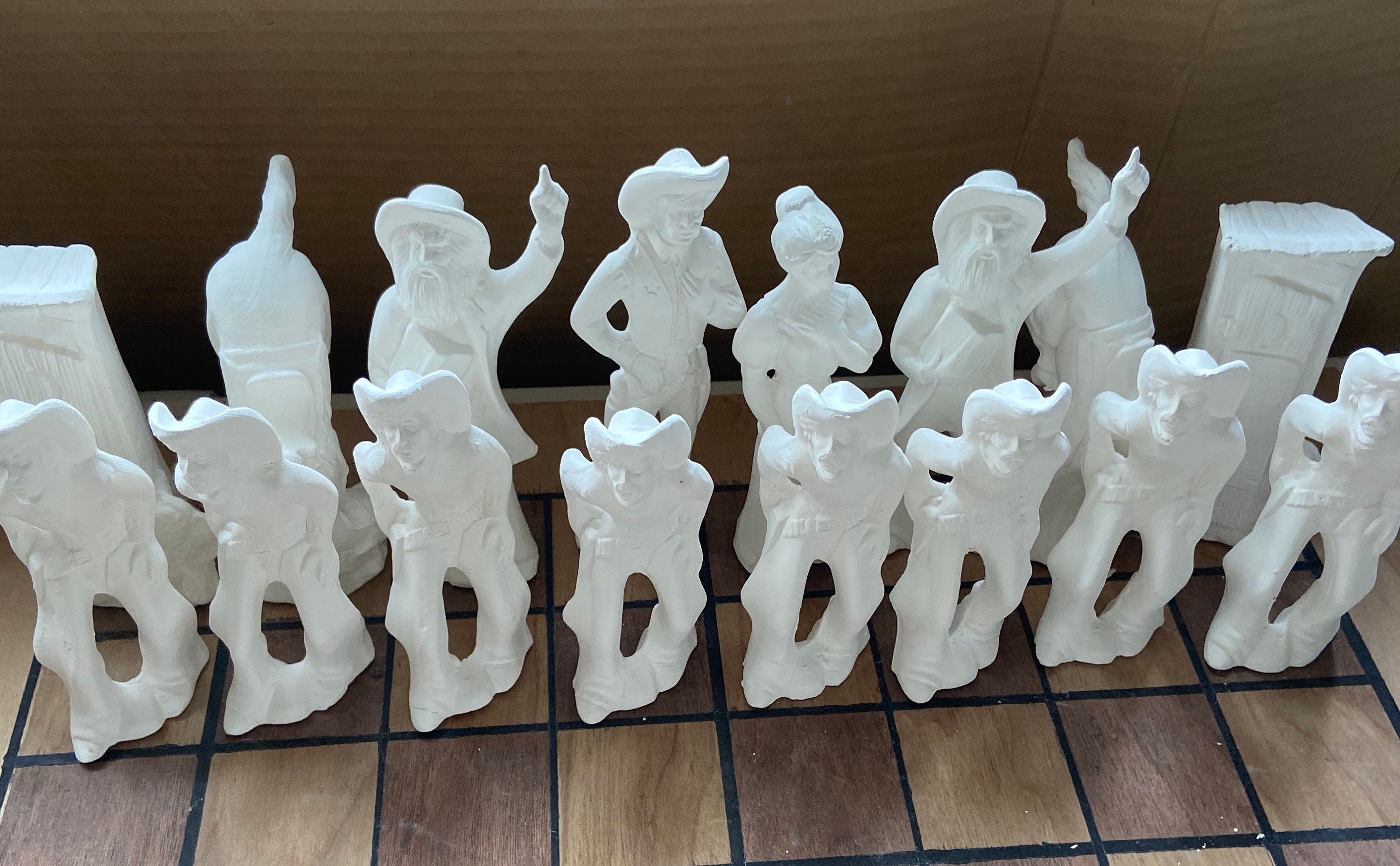 Cowboy VS Indian Chess Set Doc Holliday - Etsy
