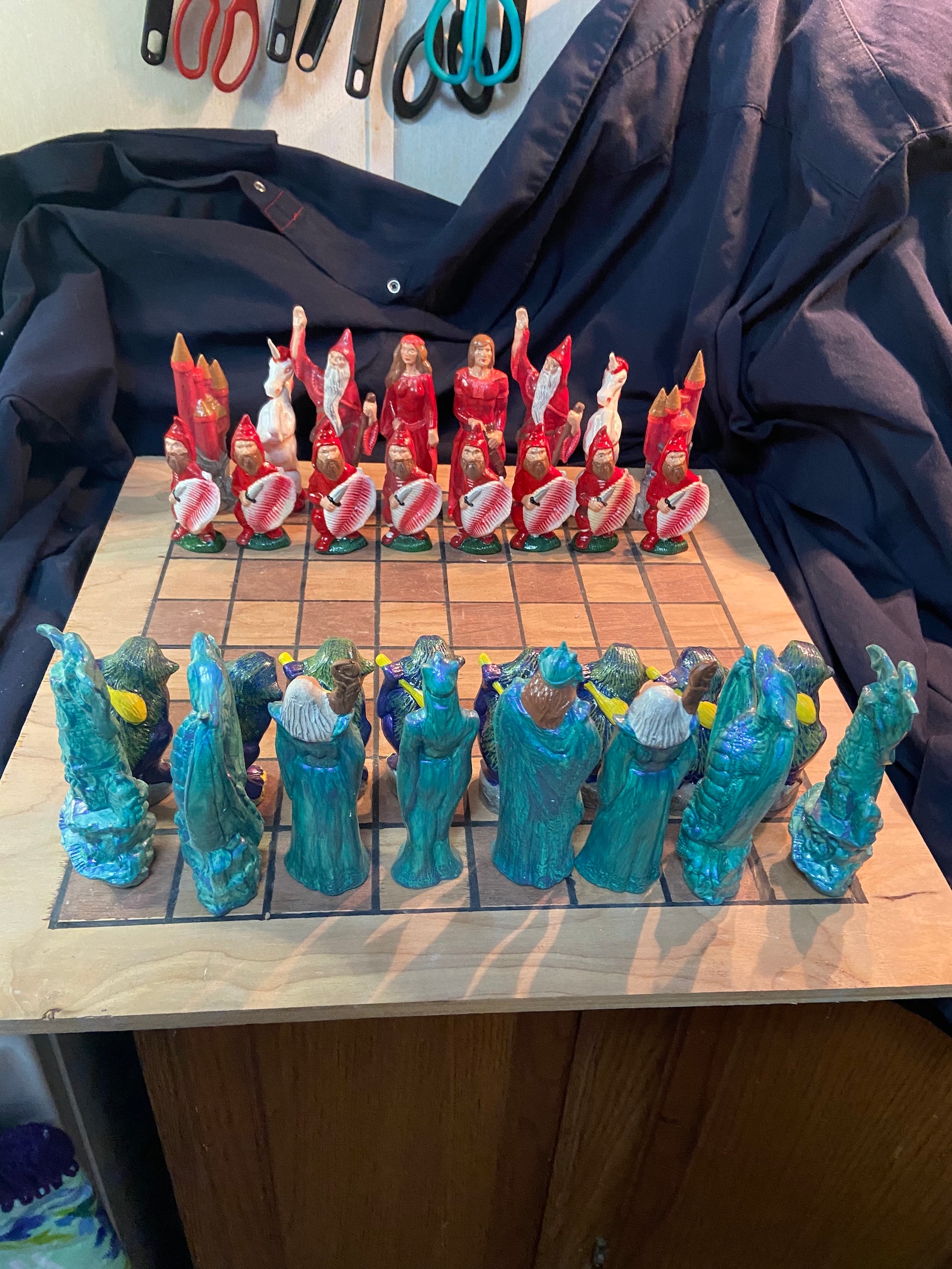 Chess Set Doc Holliday Good VS Evil | Etsy