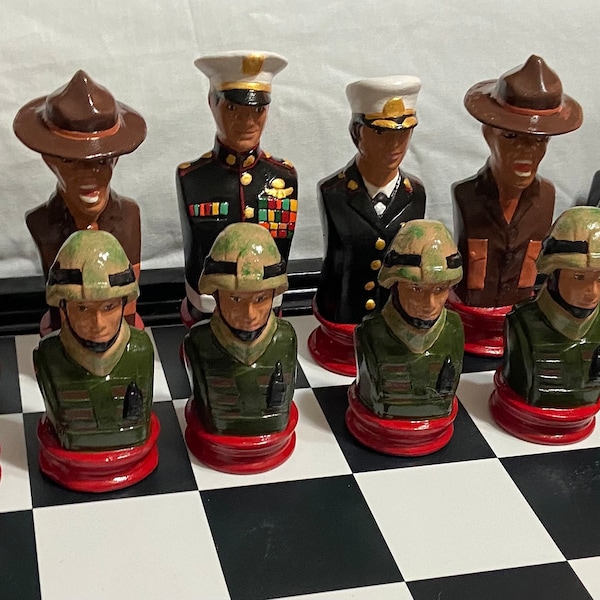 Military Chess Set - Etsy UK