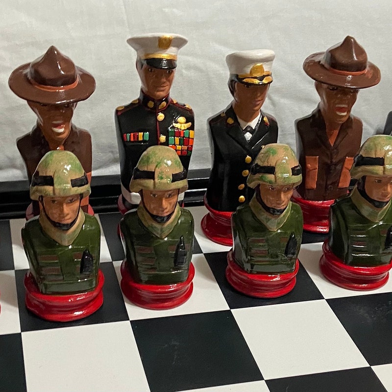 Military Chess Set - Etsy UK