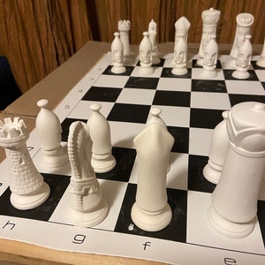 Duncan Vintage Medieval Chess Set Unpainted Ceramic - Etsy