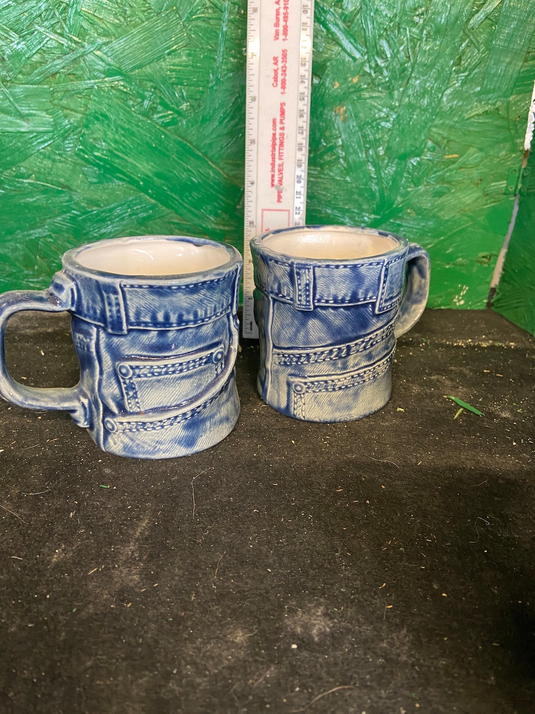 Ceramic Blue Jean Glazed Kitchen Wares - Etsy