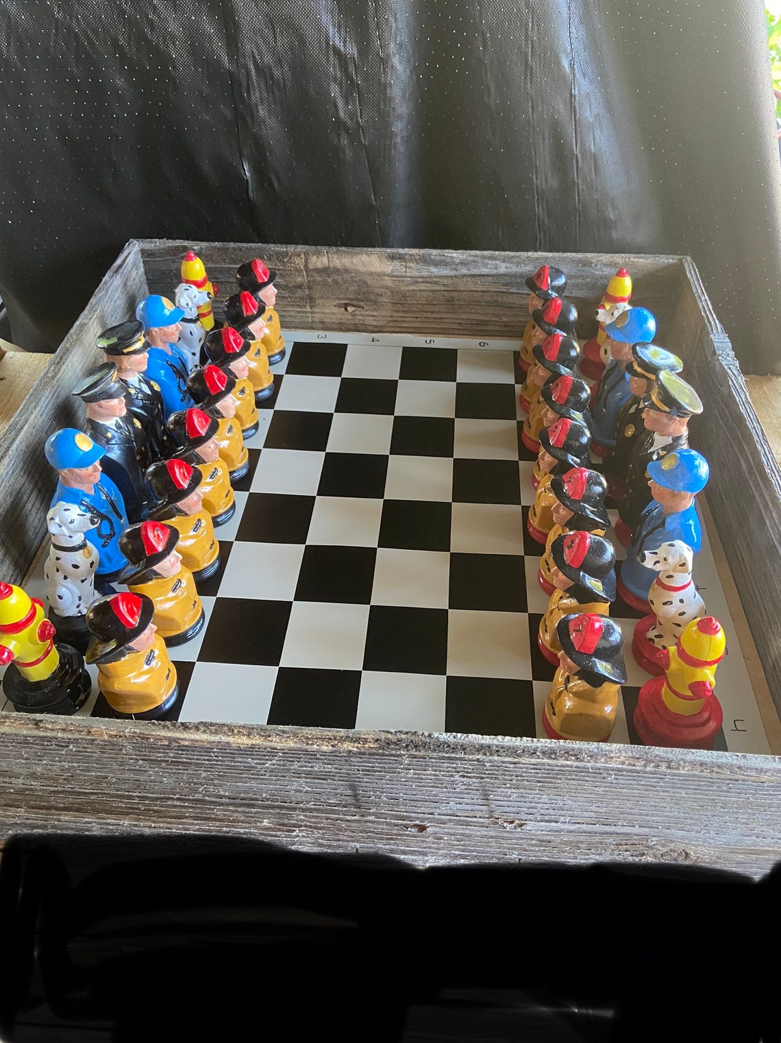 Firefighter Chess Set Doc Holliday - Etsy
