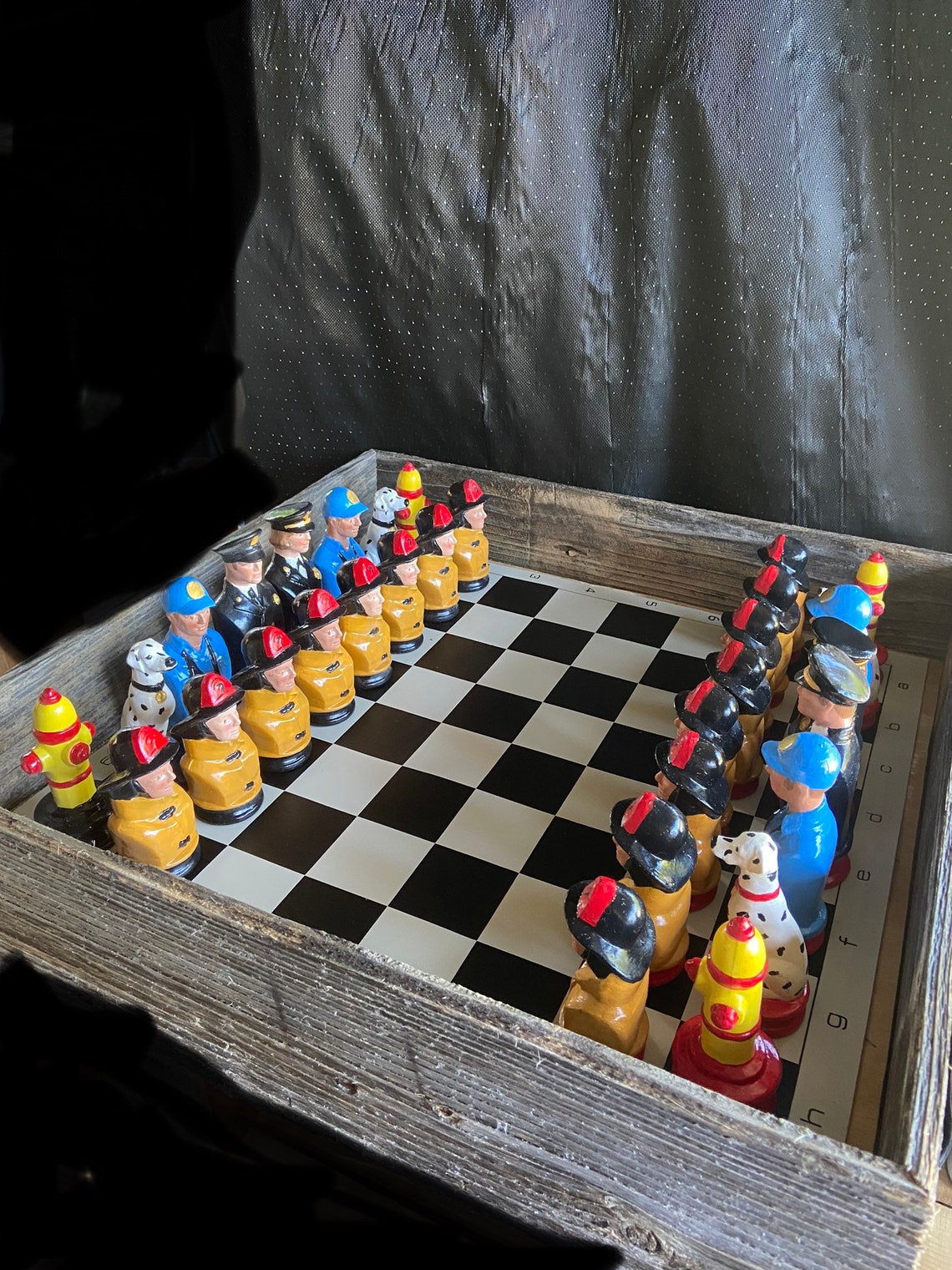 Firefighter Chess Set Doc Holliday - Etsy