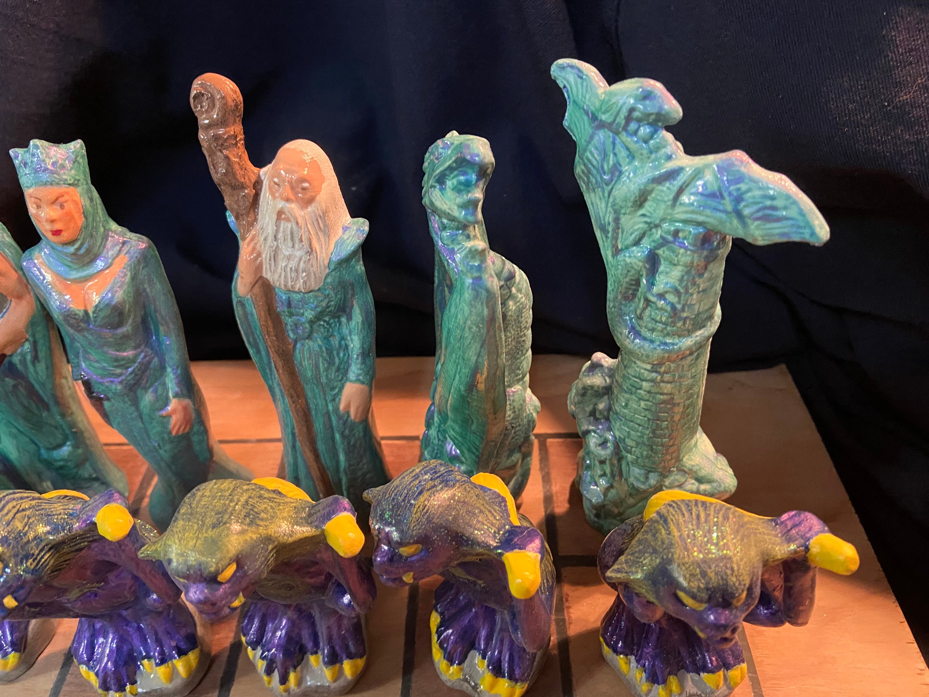 Chess Set Doc Holliday Good VS Evil | Etsy