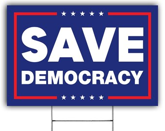 Save Democracy - Etsy