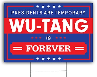 Wu Tang Yard Sign - Etsy