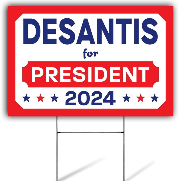 Ron Desantis President Yard Sign - Etsy