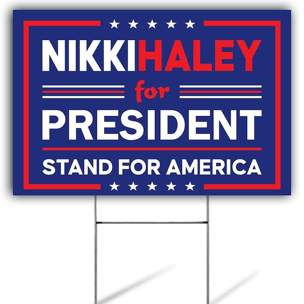 Nikki Haley Yard Sign - Etsy