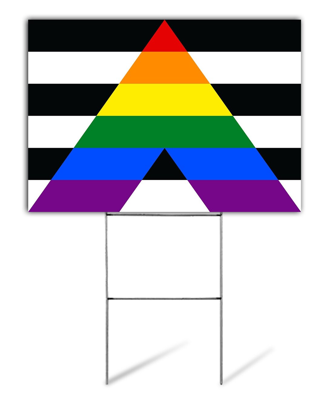 Pride Ally Yard Sign Straight Ally Sign Pride Ally Flag - Etsy