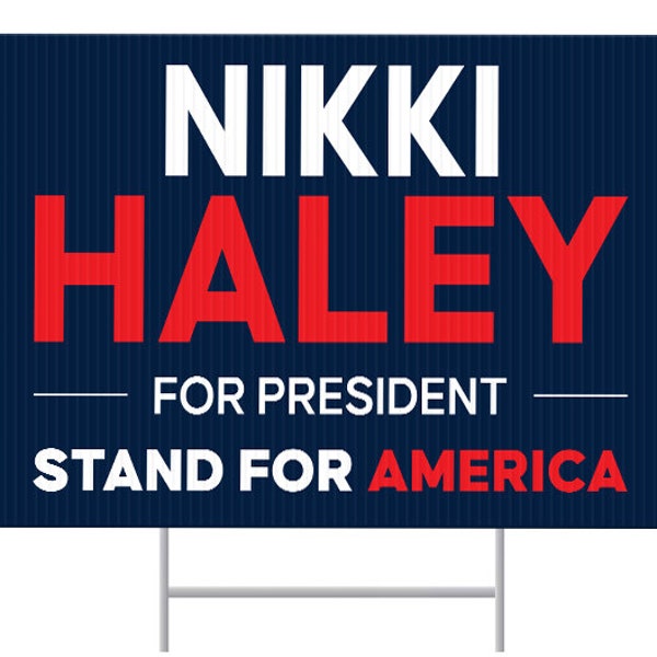 Nikki Haley Yard Sign - Etsy