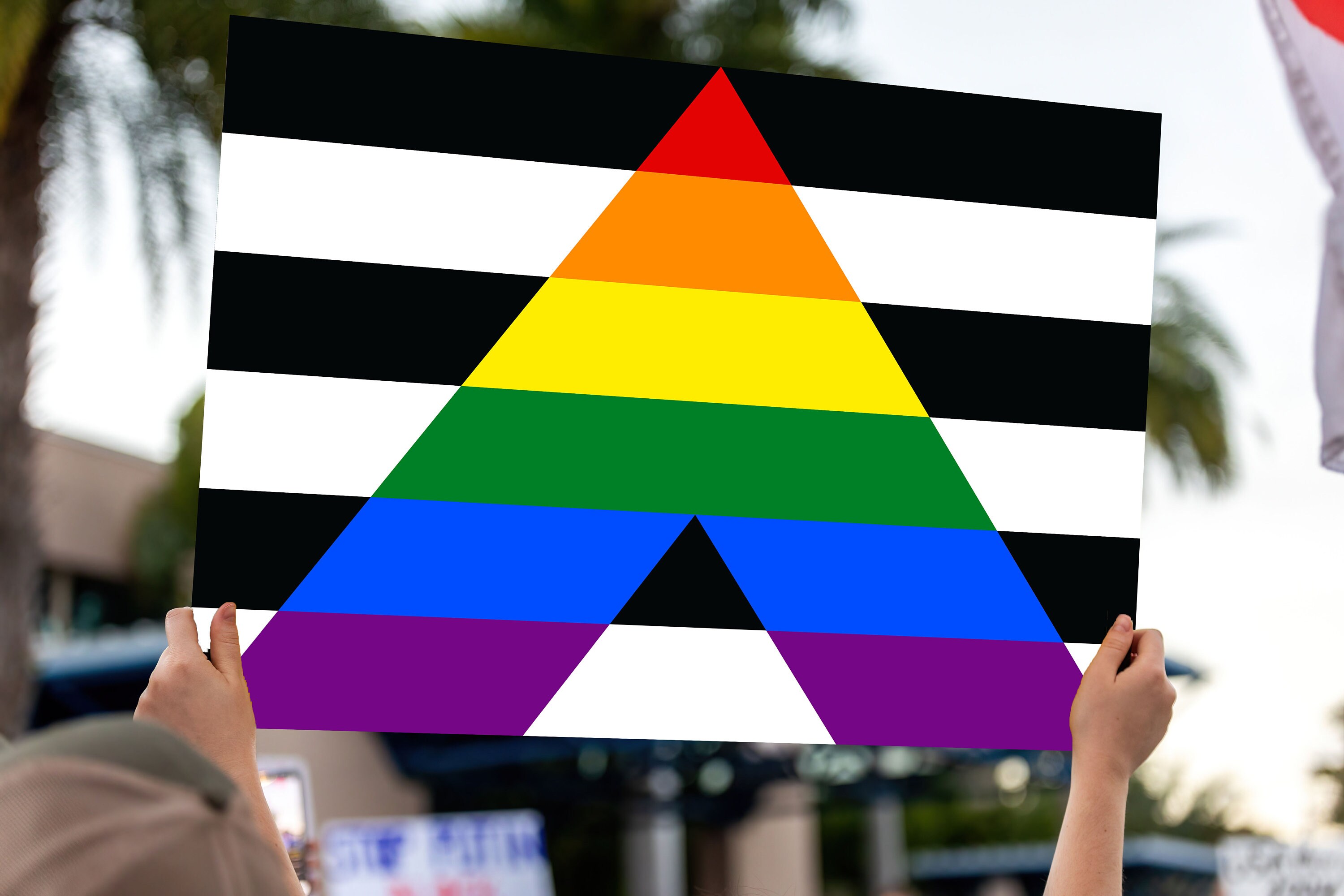 Pride Ally Yard Sign Straight Ally Sign Pride Ally Flag - Etsy