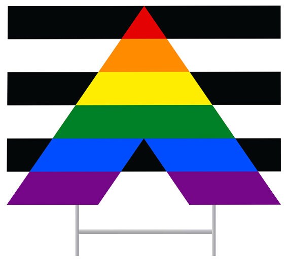 Pride Ally Yard Sign Straight Ally Sign Pride Ally Flag - Etsy