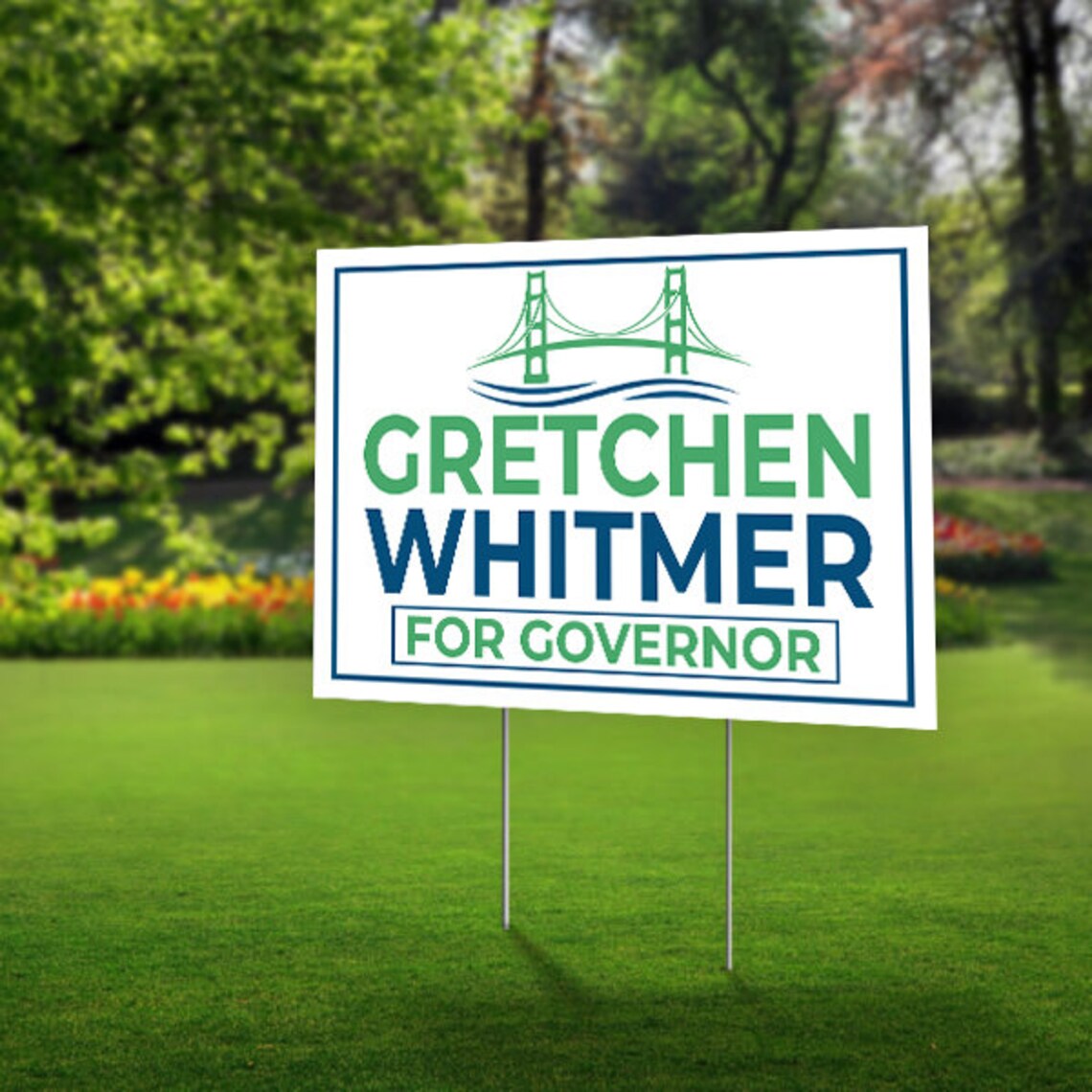 Gretchen Whitmer for Governor Yard Sign Gretchen Whitmer - Etsy