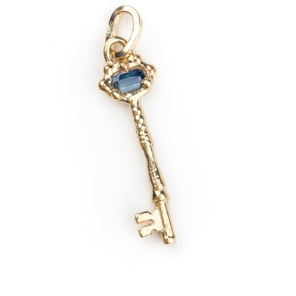 Skeleton Key Charm - Etsy