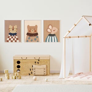 Cat Poster for Kids, Wall Art Kids Room, Kids Art Prints, Kids Art ...