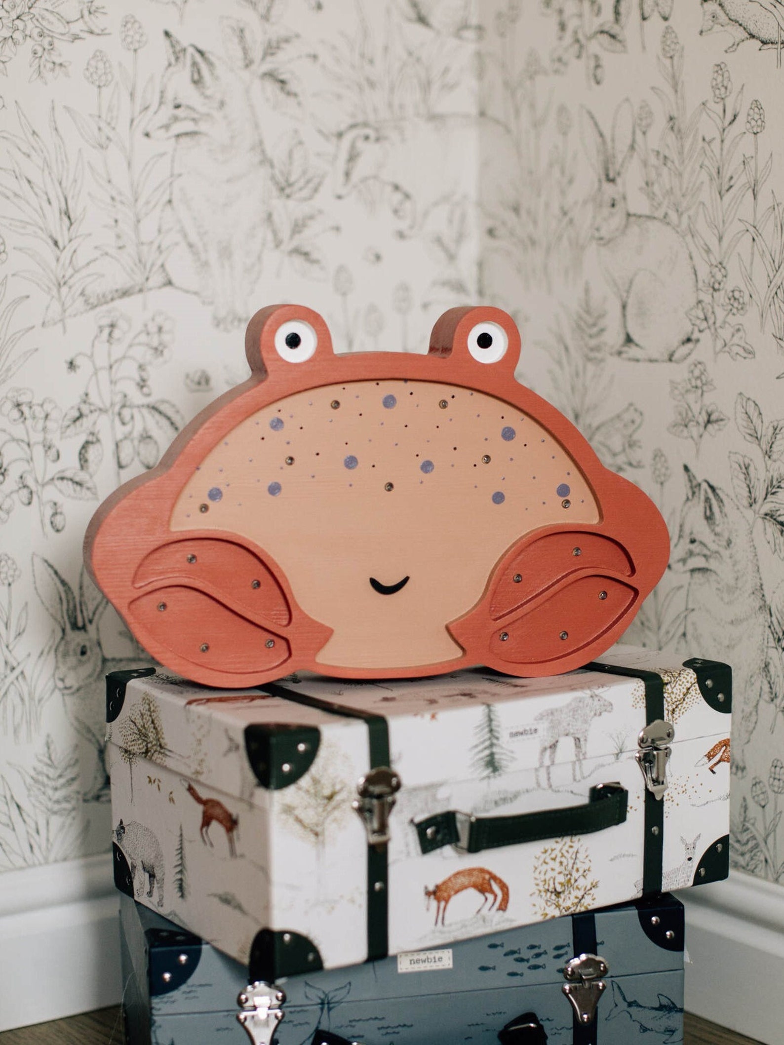 Wooden Crab Lamp for Kids, Nursery Decoration, Baby Shower Gift ...