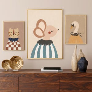 Mouse Poster for Kids, Wall Art Kids Room, Kids Art Prints, Kids Art ...