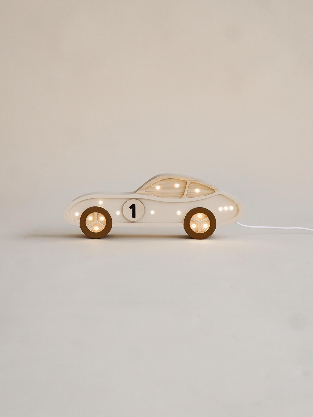 Wooden Car Lamp for Kids, Gifts for Kids, Baby Shower, Night Lamp for ...