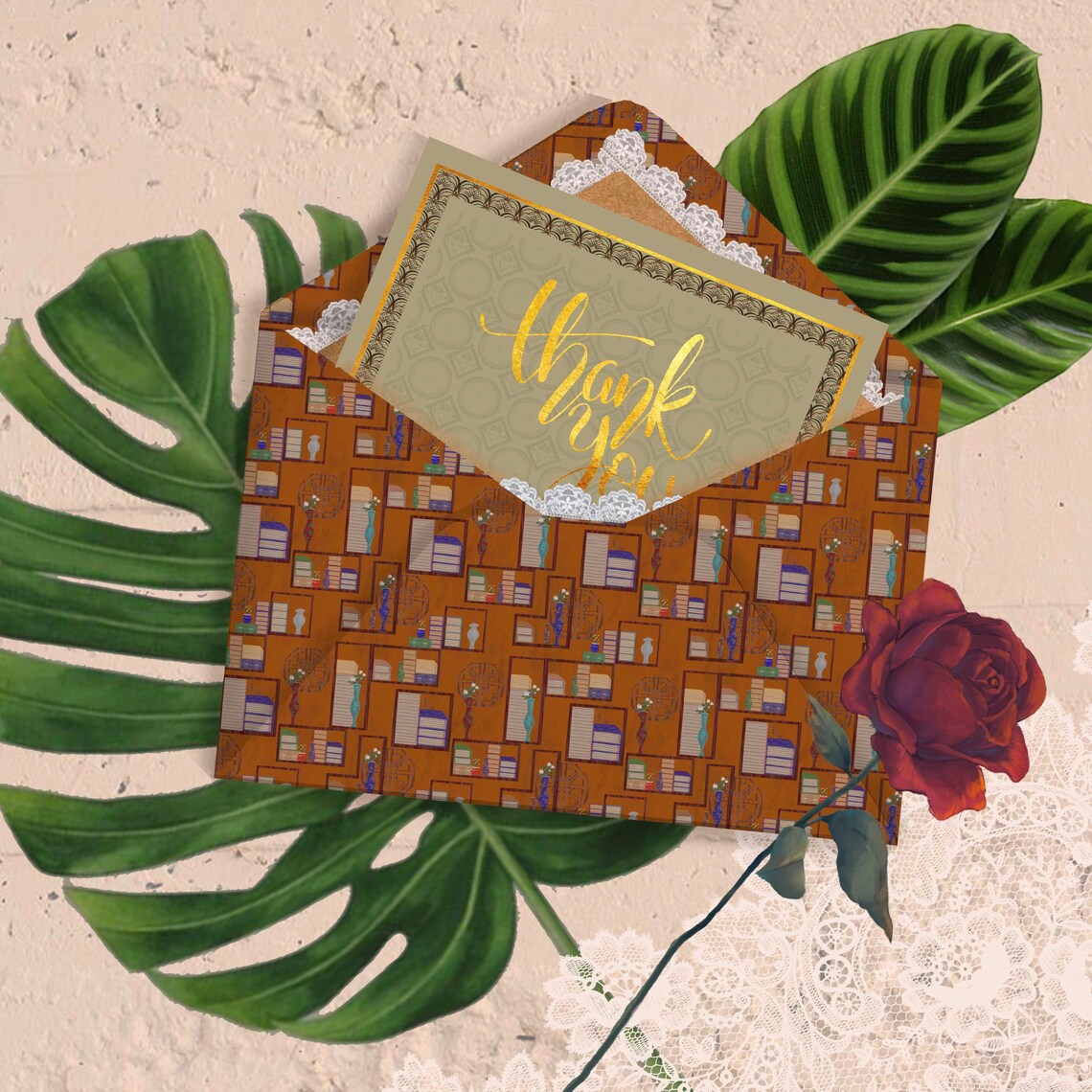 Unique Oriental Digital Paper Set Scrapbook Paper Seamless | Etsy