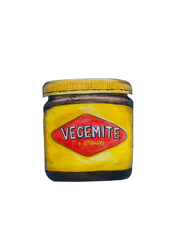 Vegemite Print Australian Art Wall Decor Digital Print | Etsy