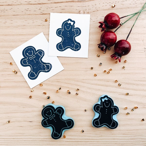 Gingerbread Stamp - Etsy