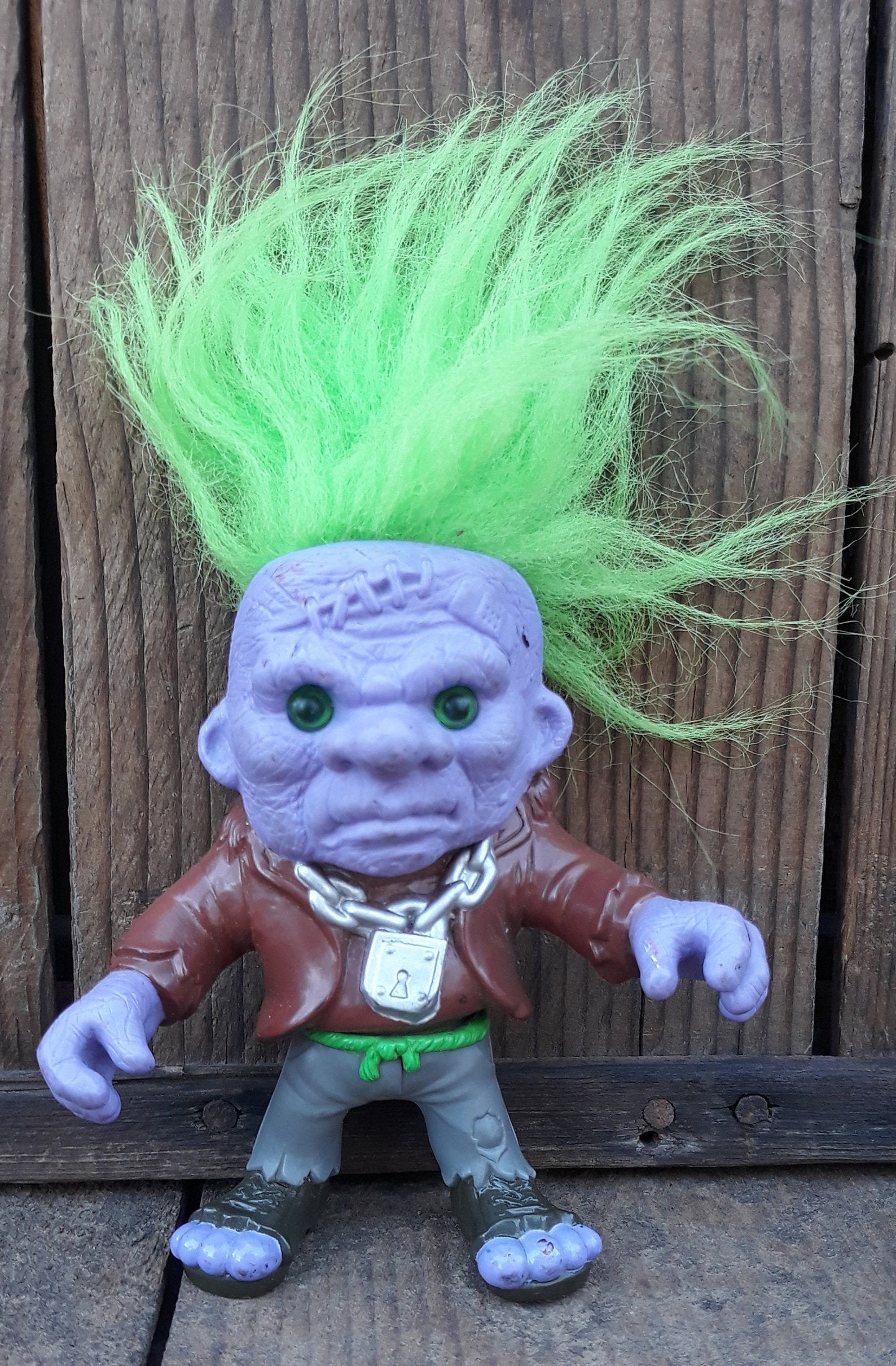 Vintage 90's Battle Trolls Franken Troll Monster Toy | Etsy