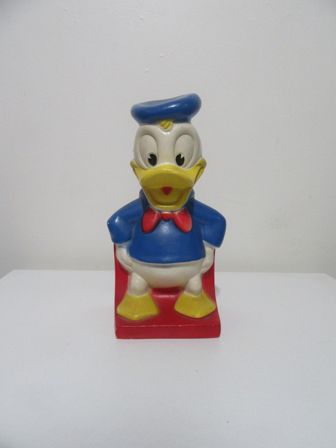 70's Donald Duck Coin Bank Walt Disney Productions 1950s Toy Vintage ...