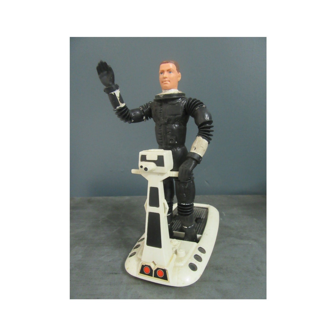 Vintage 1960s Mattel Major Matt Mason Figure and Space Sled Space Toy ...