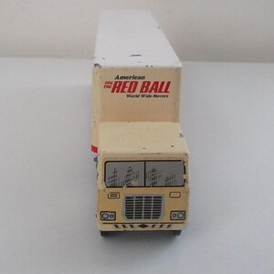 Vintage 60's Ralstoy American Red Ball Moving Truck Tractor Trailer Die ...