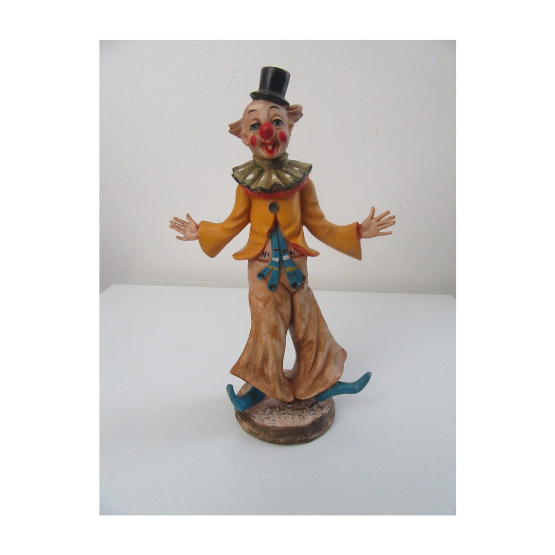 Vintage 1960's Clown Figure Depose Fontanini Clown Clowns Made in Italy ...