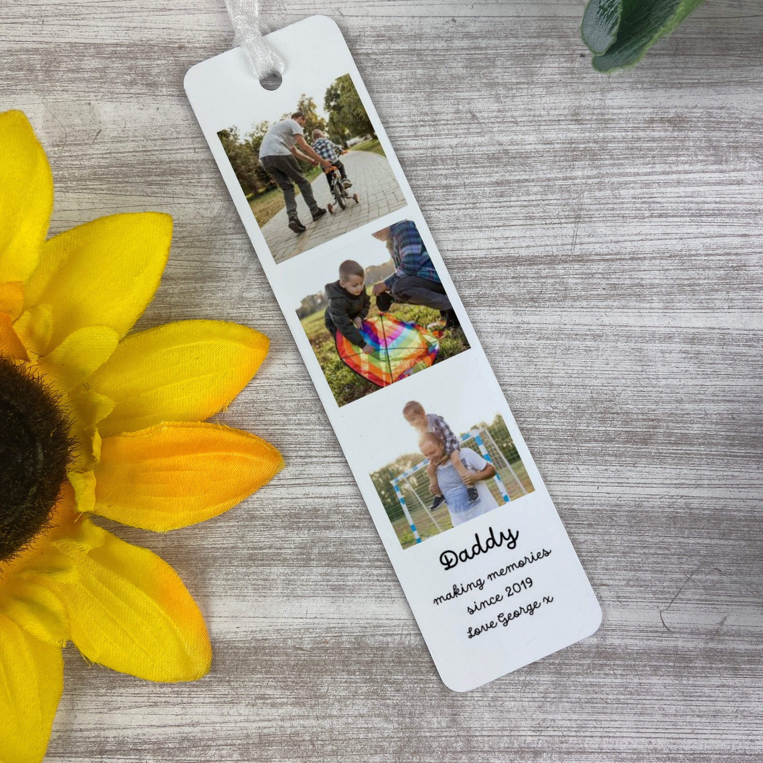 Personalised Photo Metal Bookmark, Mother's Day Gift, Gift for Mummy ...