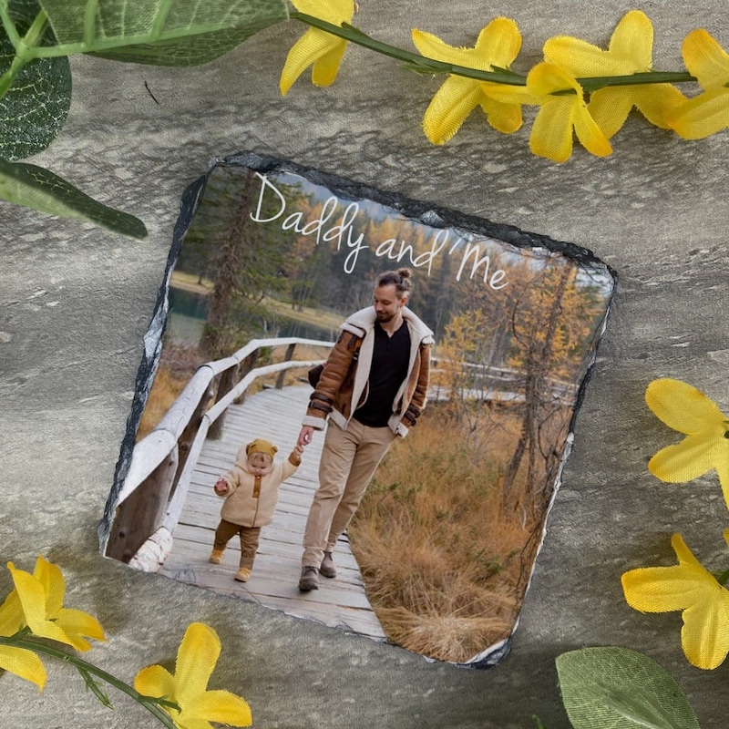 Photo Coaster for Daddy - Etsy UK