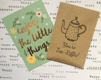 Tea Bag Envelope | Etsy