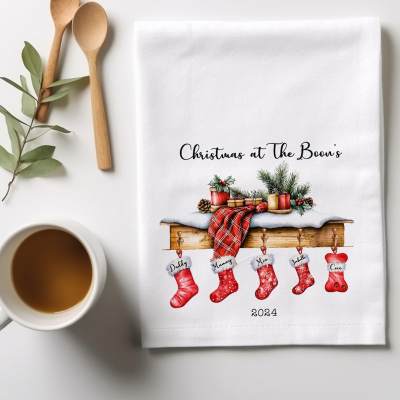Christmas Tea Towel - Etsy UK