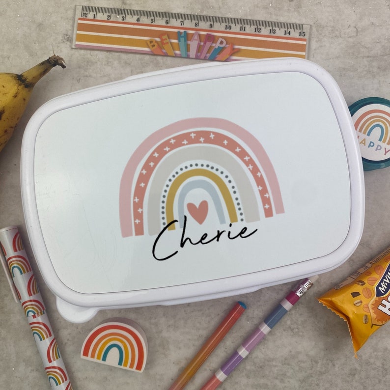 Rainbow Lunchbox, Cute Lunch Box for Kids, Rainbow Gifts for Girls ...